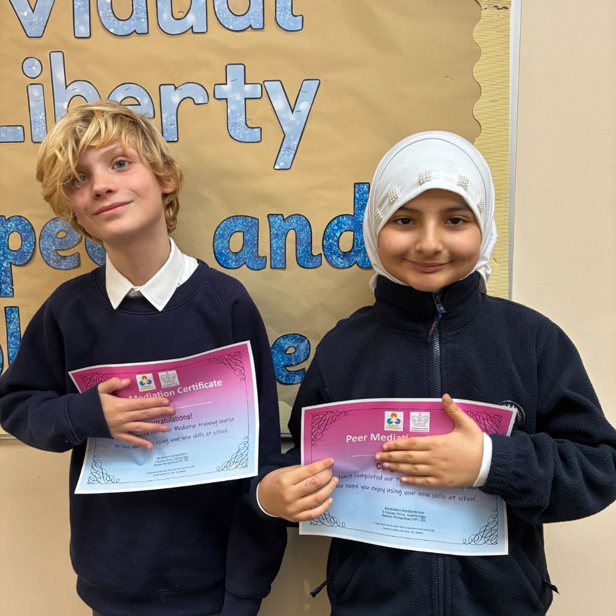Beechfield School - Year 5 Peer Mediators